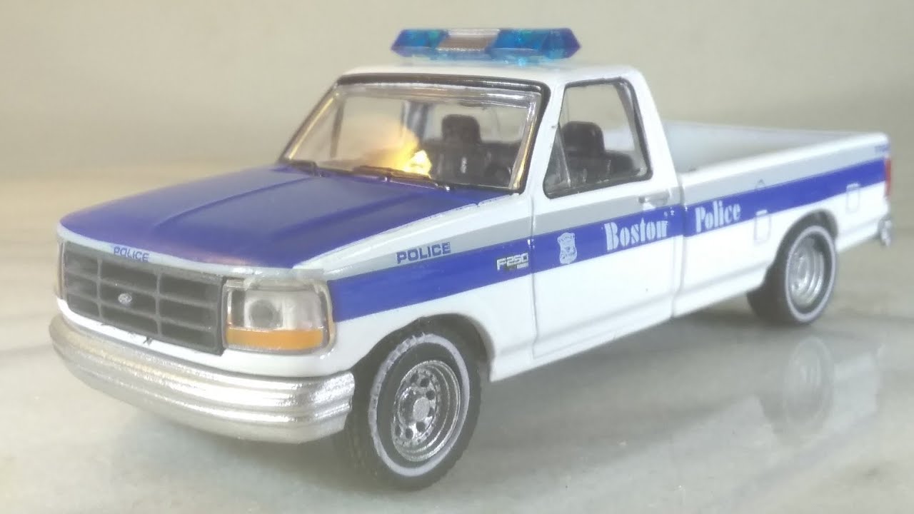 Greenlight Hot Pursuit S.40 1995 Ford F-250 Boston Police Department ...