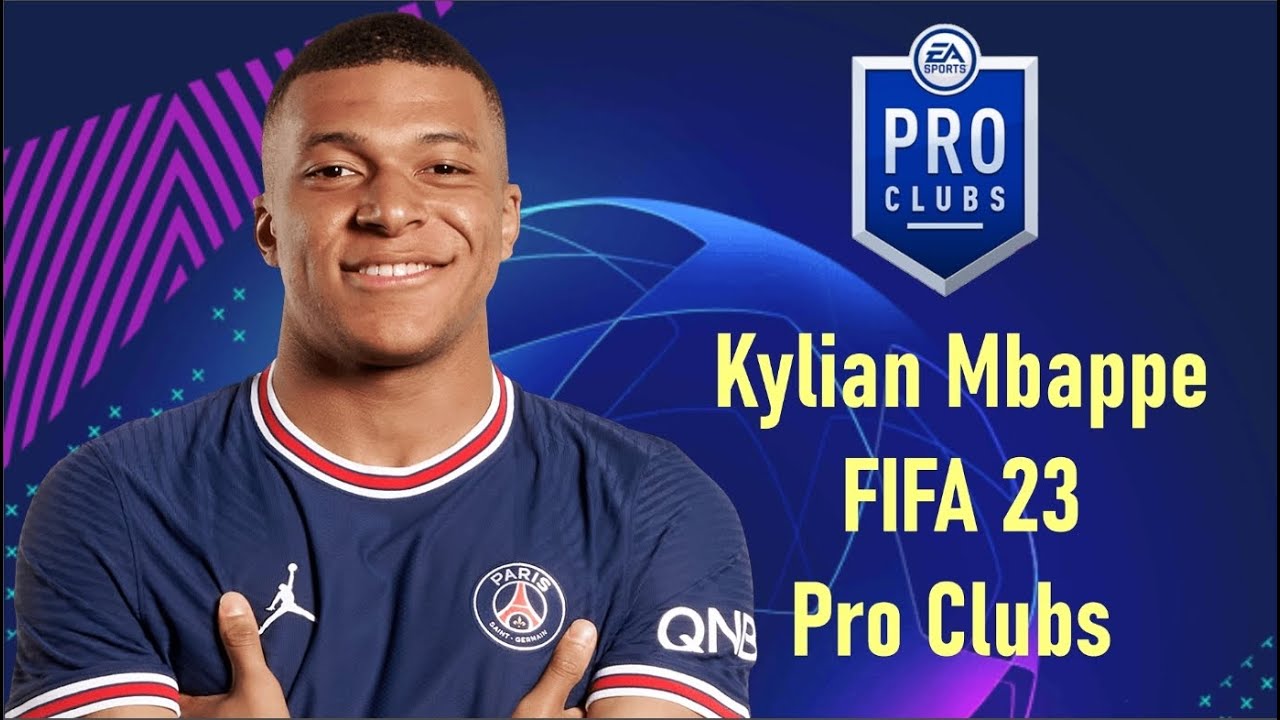 Kylian Mbappe Pro Clubs Face Creation - FIFA 23 - YouTube