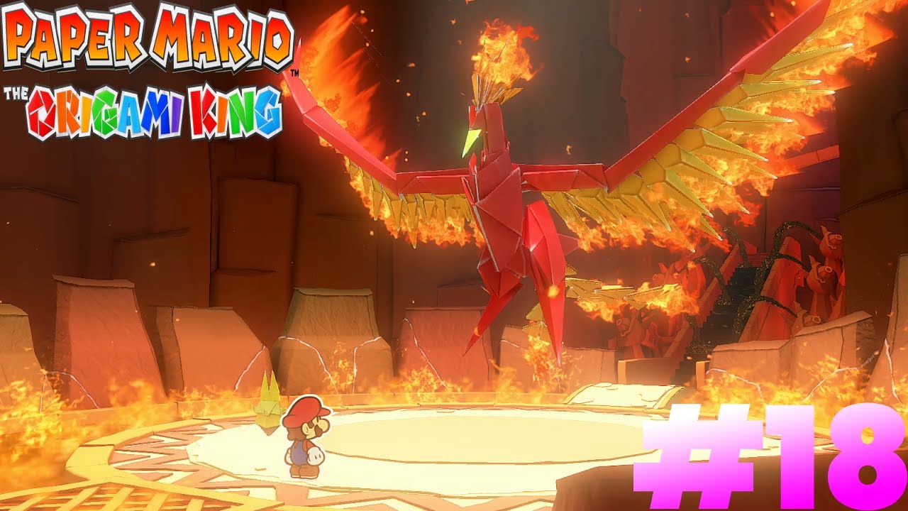 Fire Velemental !?!? - Paper Mario the Origami King - Gameplay part 18 ...