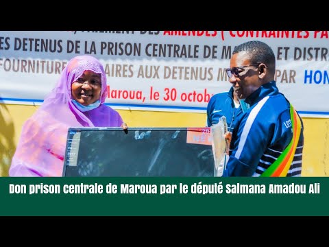 Don à la prison centrale de Maroua par le député Salmana Amadou Ali