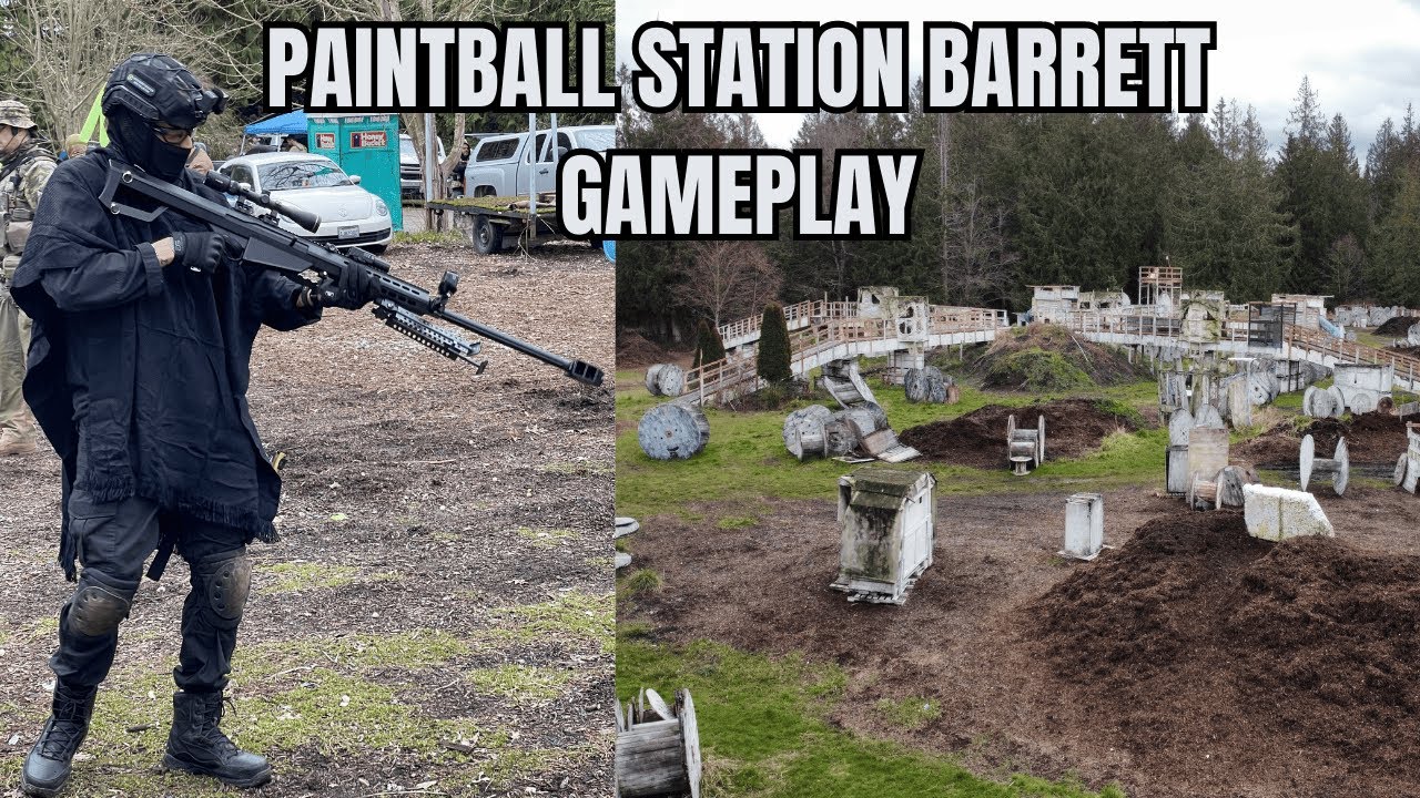 Paintball station Barret&Trident 11 gameplay - YouTube