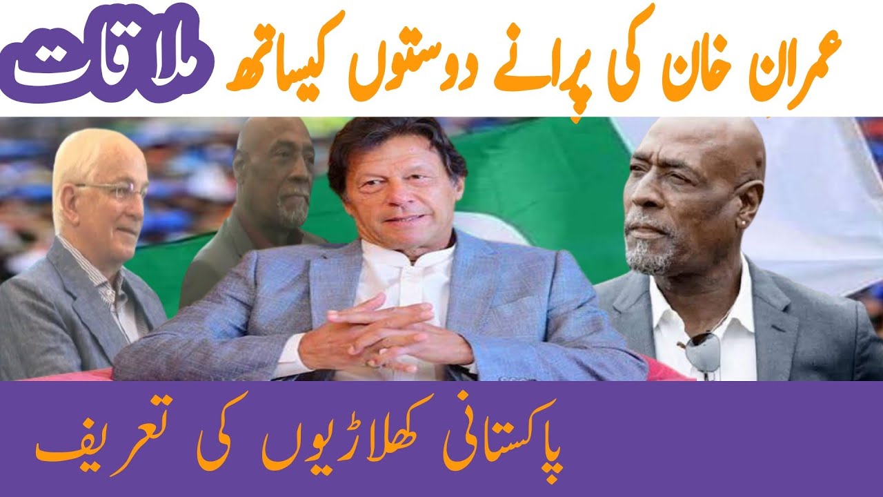 Sir Vivian Richards, David Gover meets Imran Khan | #SirVivianRichards ...