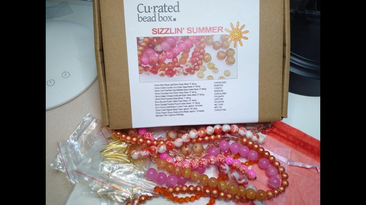 Cu'Rated Bead Box Unboxing August, 2021 - YouTube