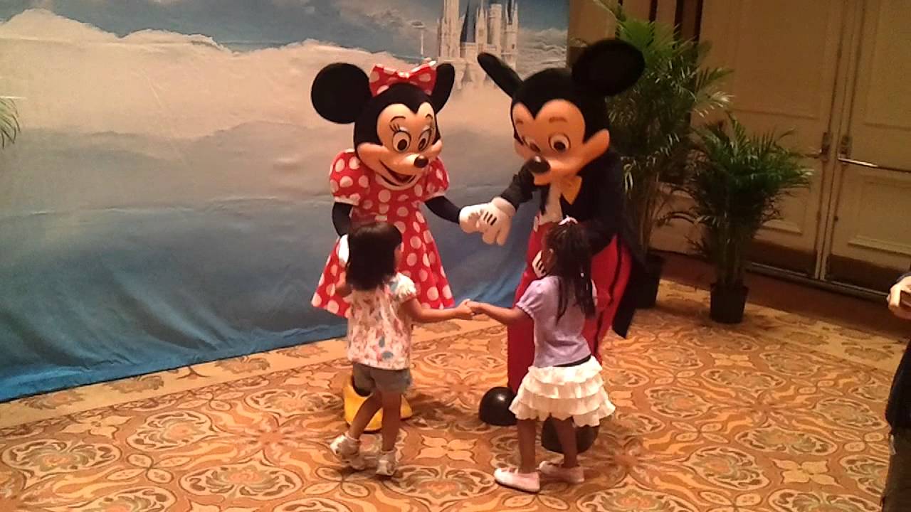 Journey dancing with Mickey and Minney Mouse - YouTube