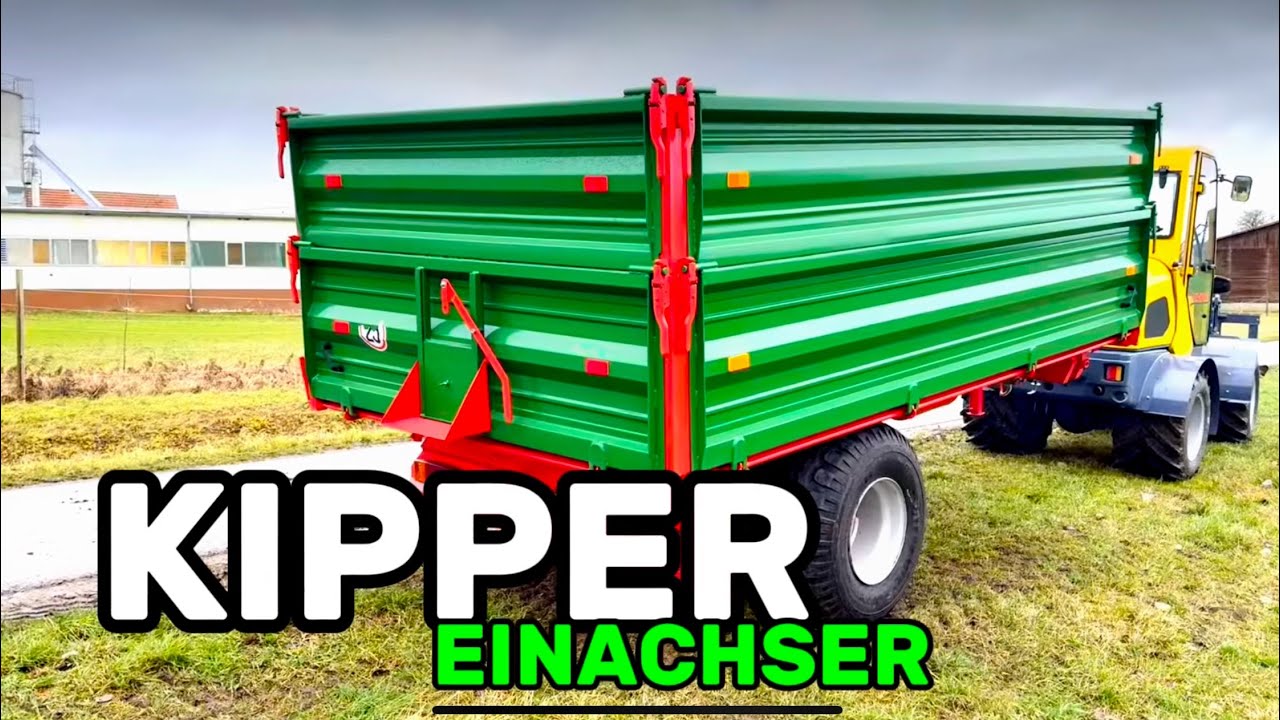 Einachser Dreiseitenkipper Traktor Kipper Einachsdreiseitenkipper EDK ...