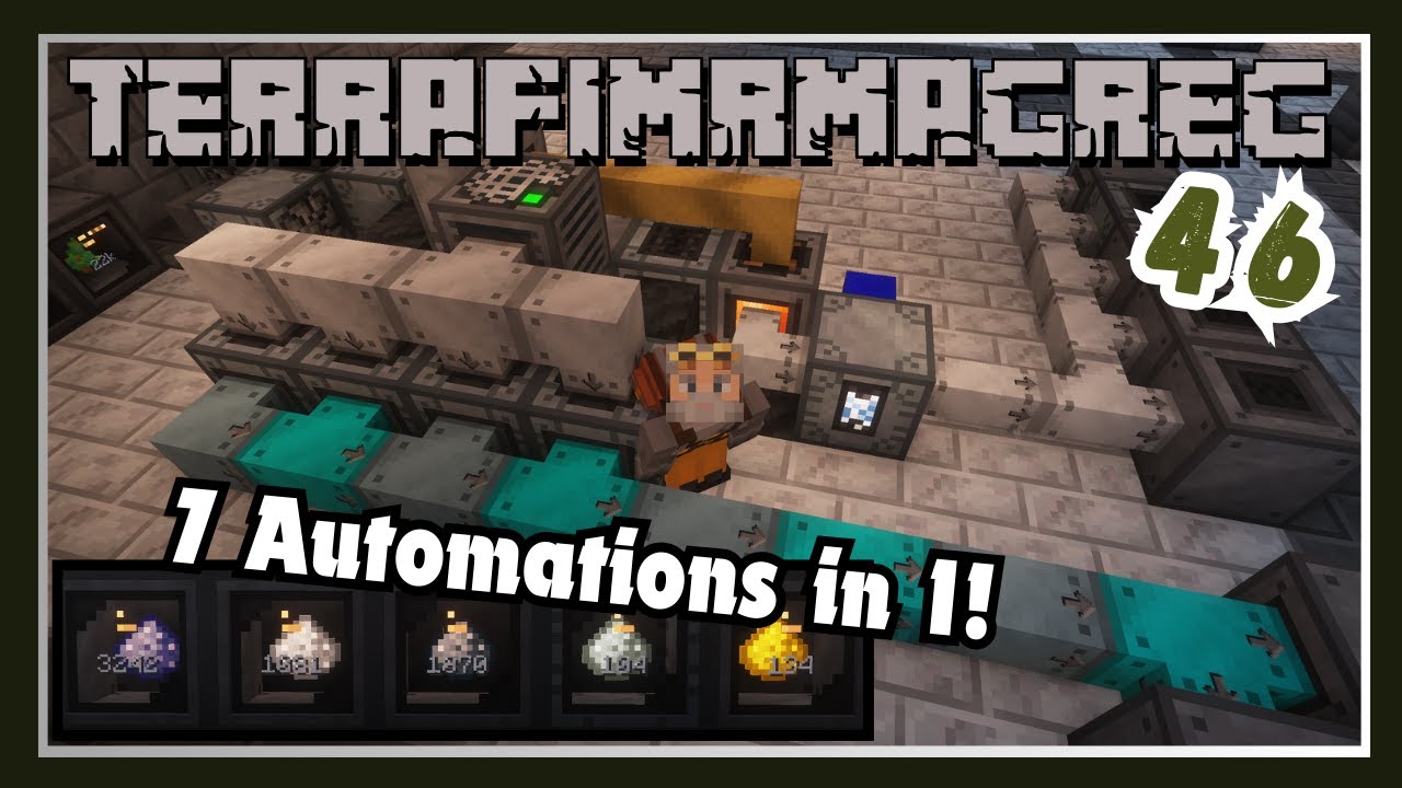 7 Efficient MV Gregtech Automations! - Terrafirmagreg - E46 - YouTube