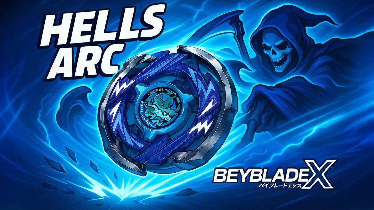 Beyblade X Hells Arc T 3-85O Review spacetoon | مراجعة بي بليد اكس لغز ...