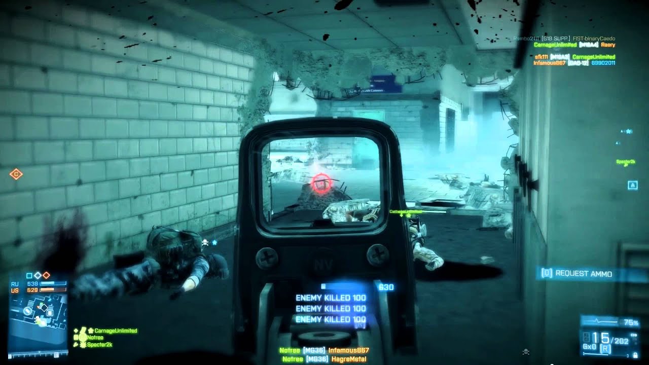 Metro BF3 Support class Ultra GTX570 - YouTube