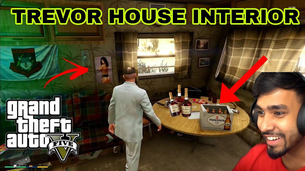 TREVOR HOUSE INTERIOR GTA 5 || GTA 5 VIDEO 😍😍 #gta5 - YouTube