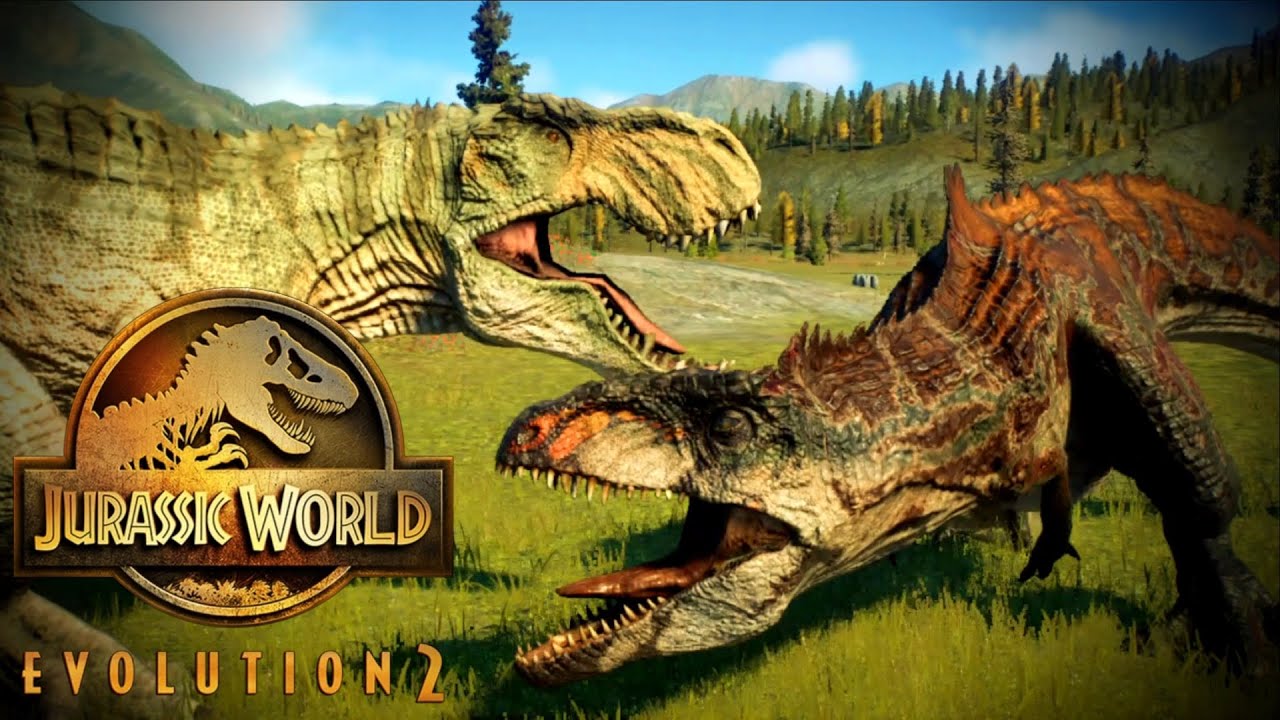 Vastatosaurus Rex meets Giganotosaurus | Jurassic World Evolution 2 ...