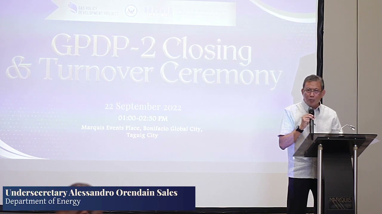 Message - Usec. Alessandro Sales, DOE - YouTube