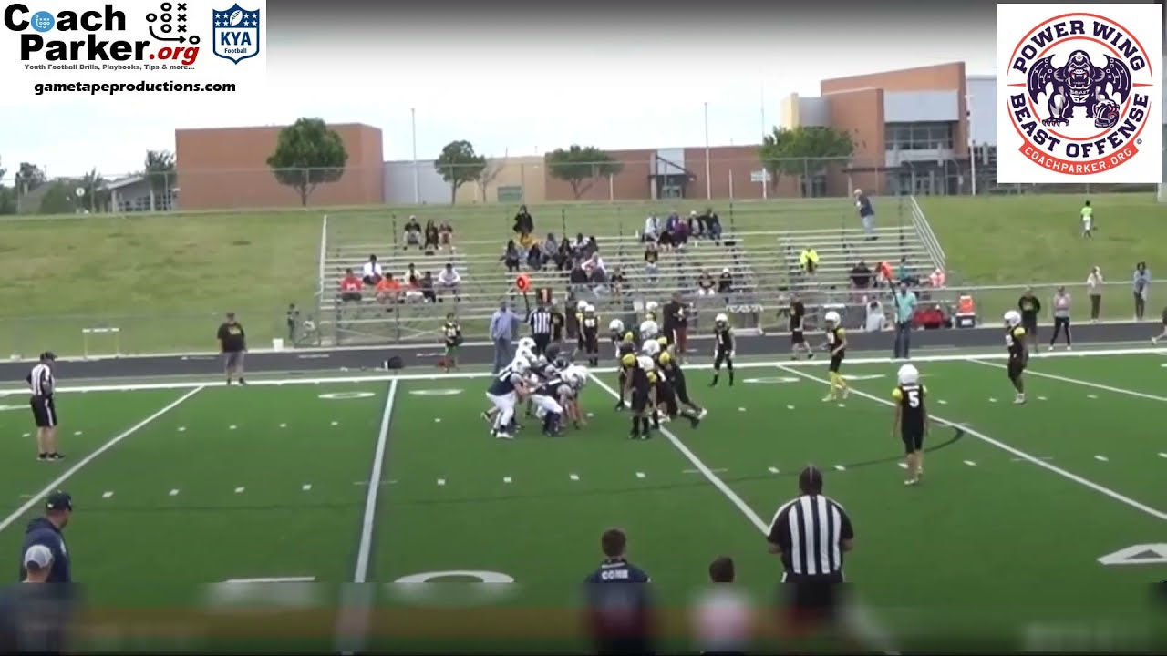 Beast Tank Play in BUC 12U Youth Football Team vs Rival 2 Game Footage ...