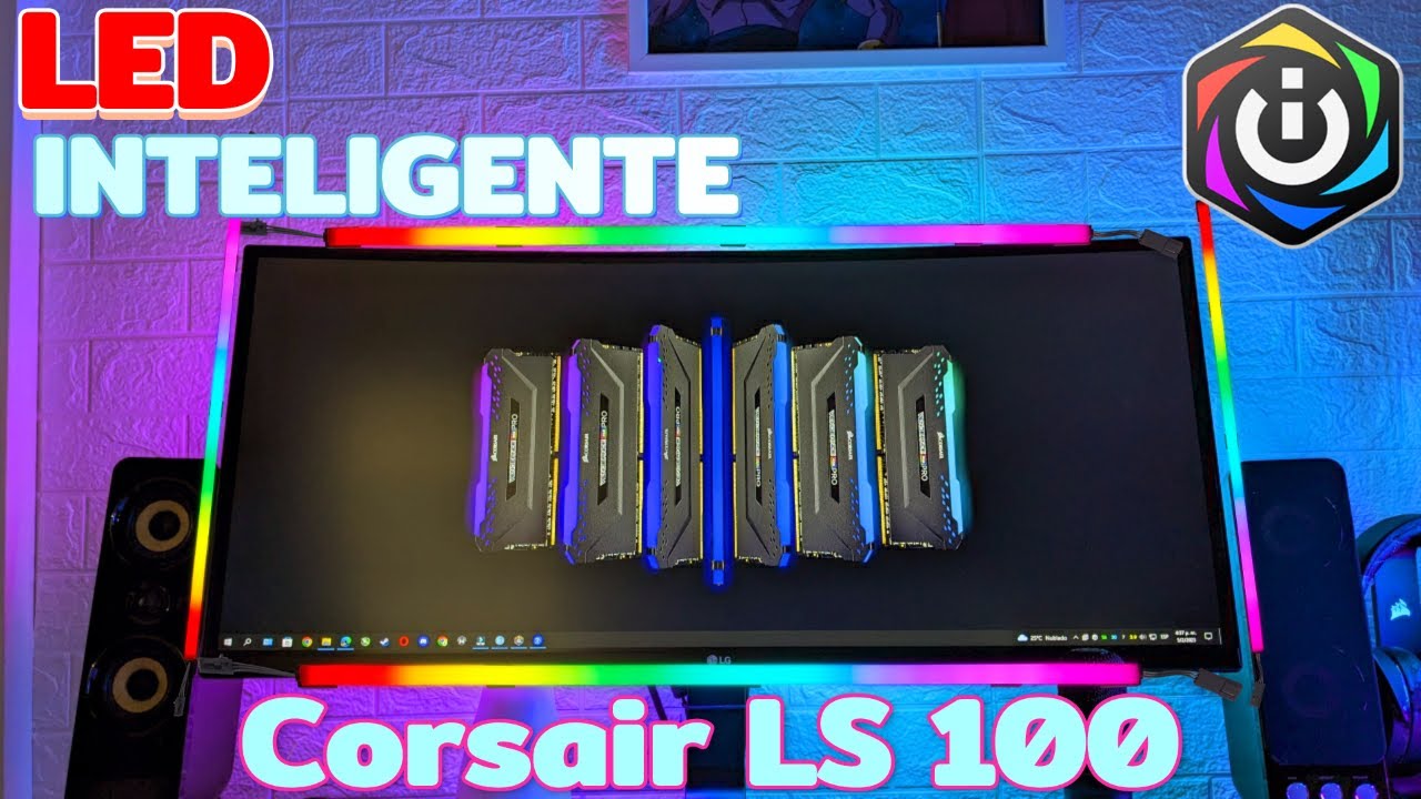 CORSAIR ICUE LS 100 - REVIEW LA MEJOR TIRA LED INTELIGENTE PARA MONITOR ...