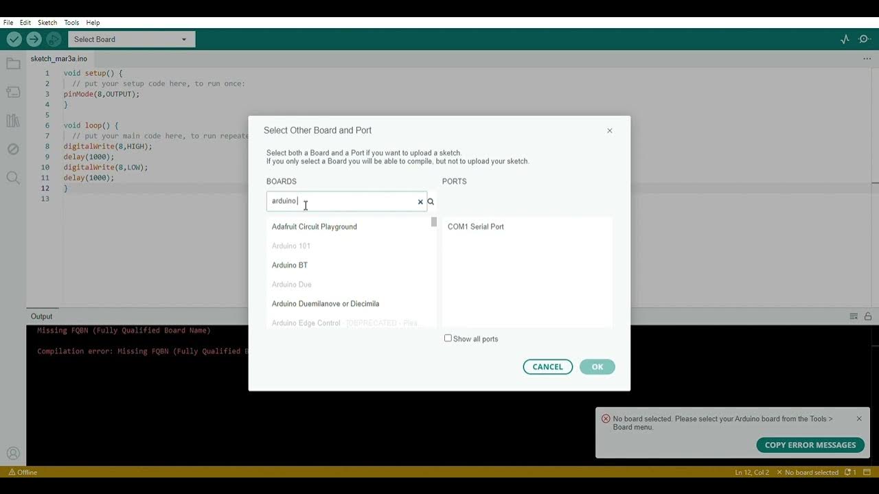Easy Arduino LED Blinking: A Beginner's Guide to Electronics Magic ...