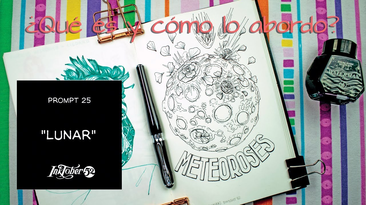 INKTOBER 52 - PROMPT 25 - LUNAR. Qué es Inktober y método creativo ...