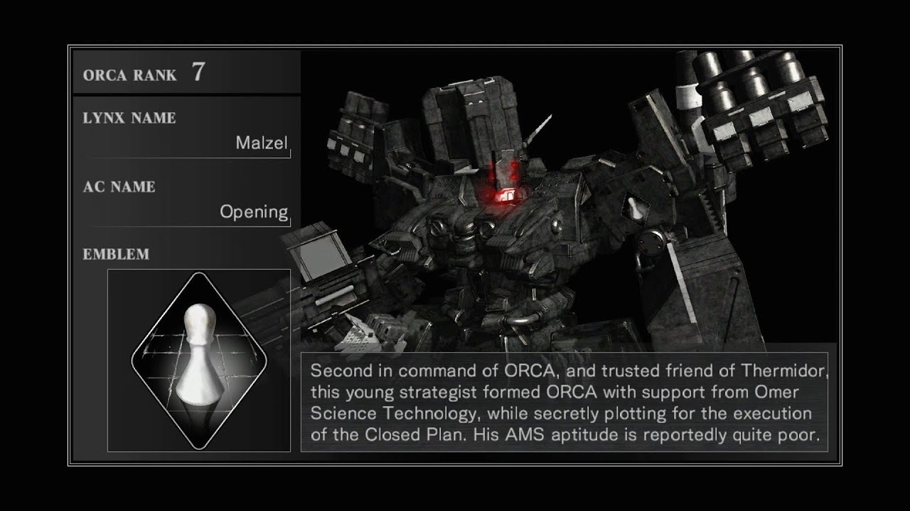 Armored Core: For Answer - Malzel (Opening) - YouTube