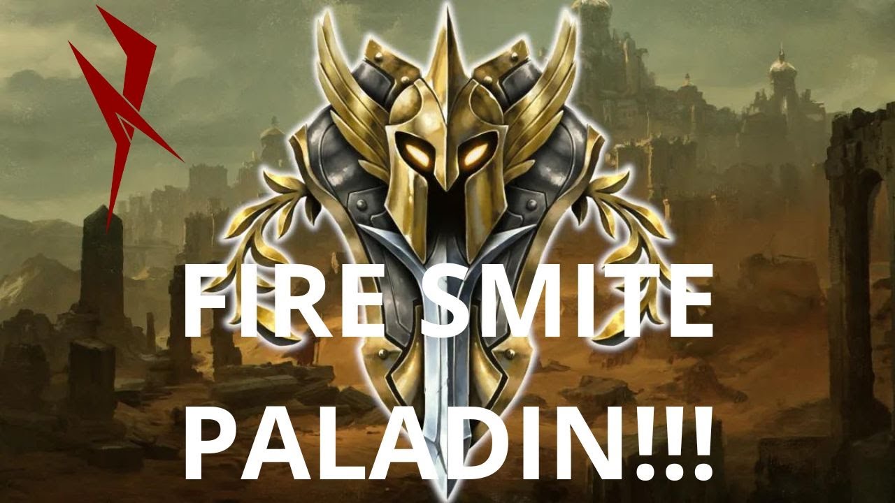 Fire smite fast echo clear paladin build in progress - YouTube