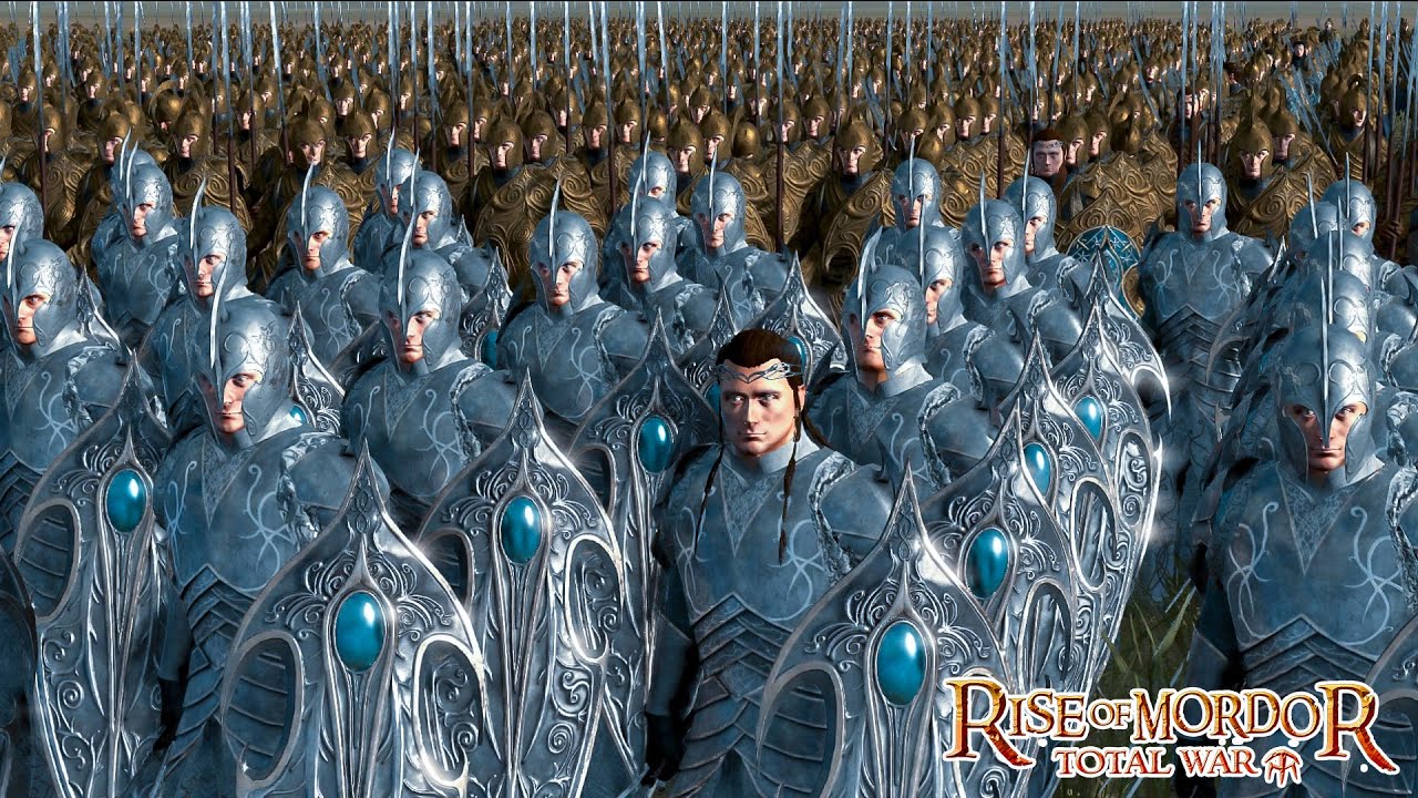 Rise Of Mordor - Noldor Elves Army Attack Dunlend Army - The Lord Of ...