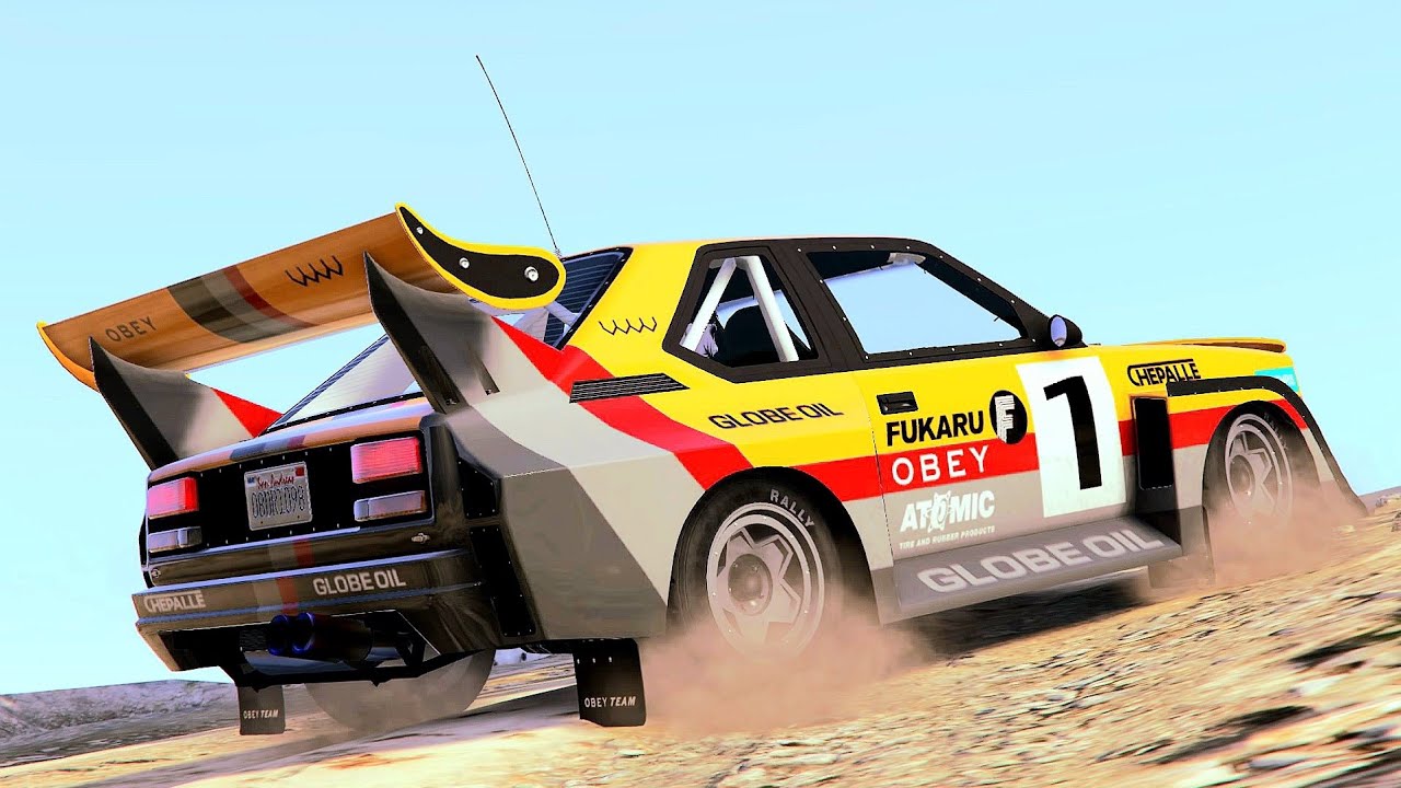 the BEST rally car in gta 5 online (obey omnis low grip tires) - YouTube