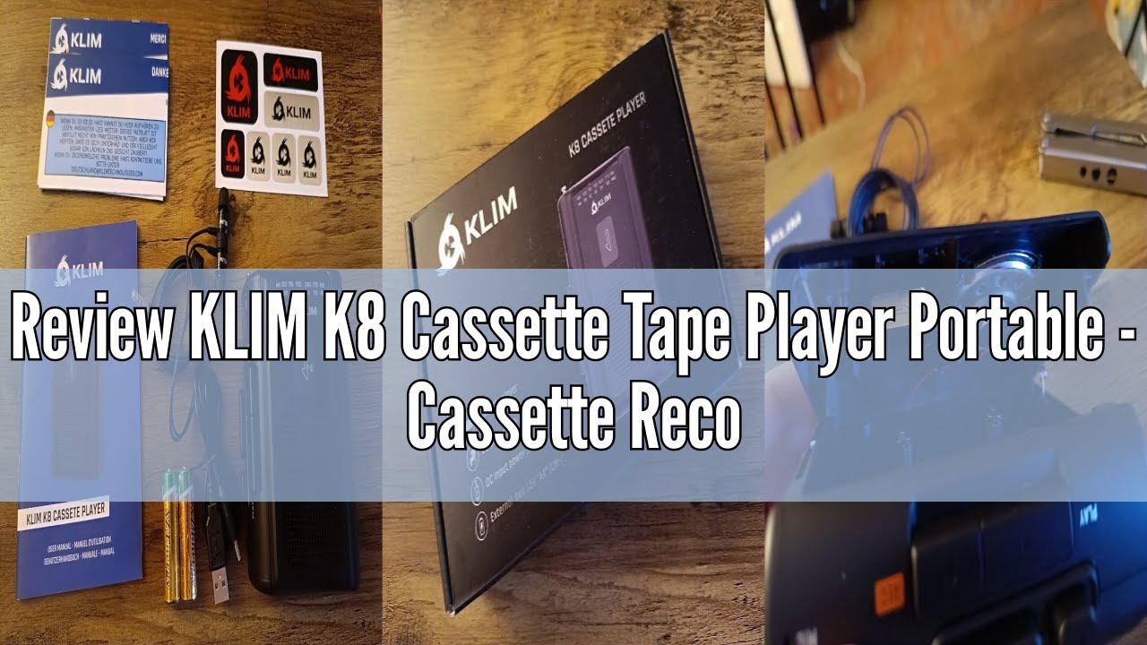 Review KLIM K8 Cassette Tape Player Portable - Cassette Recorder - New ...