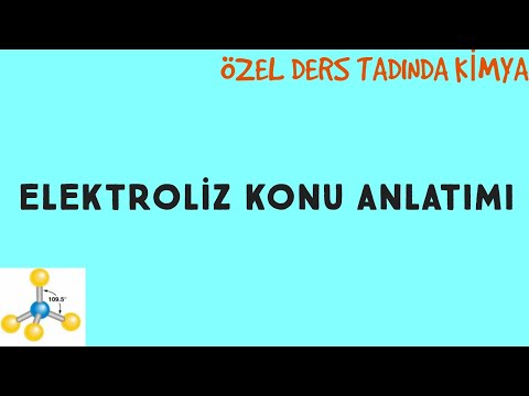 Elektroliz Konu Anlatımı(AYT ve 12.Sınıf)