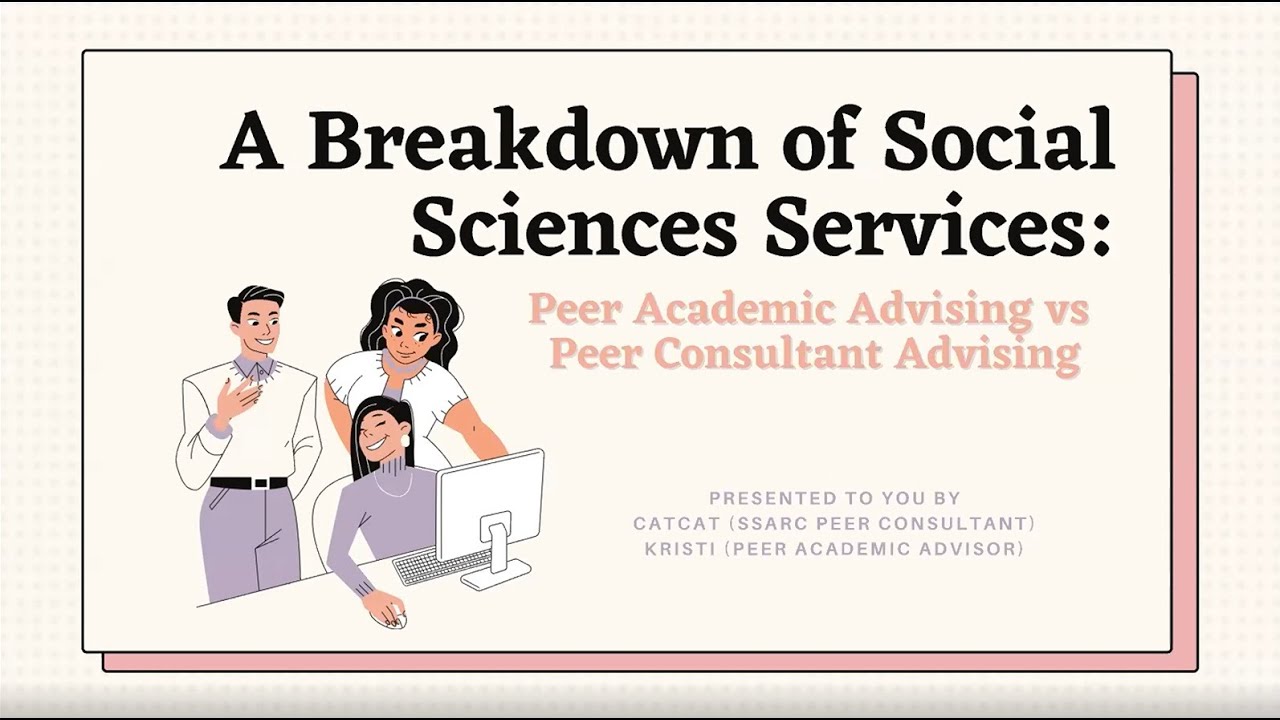 Peer Consulting VS Peer Advising - YouTube
