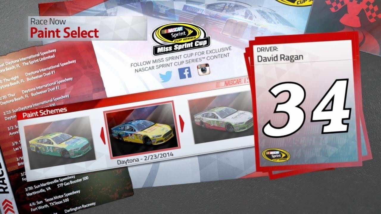 NASCAR '14 - David Ragan at Bristol Night (2014 CSX) - YouTube