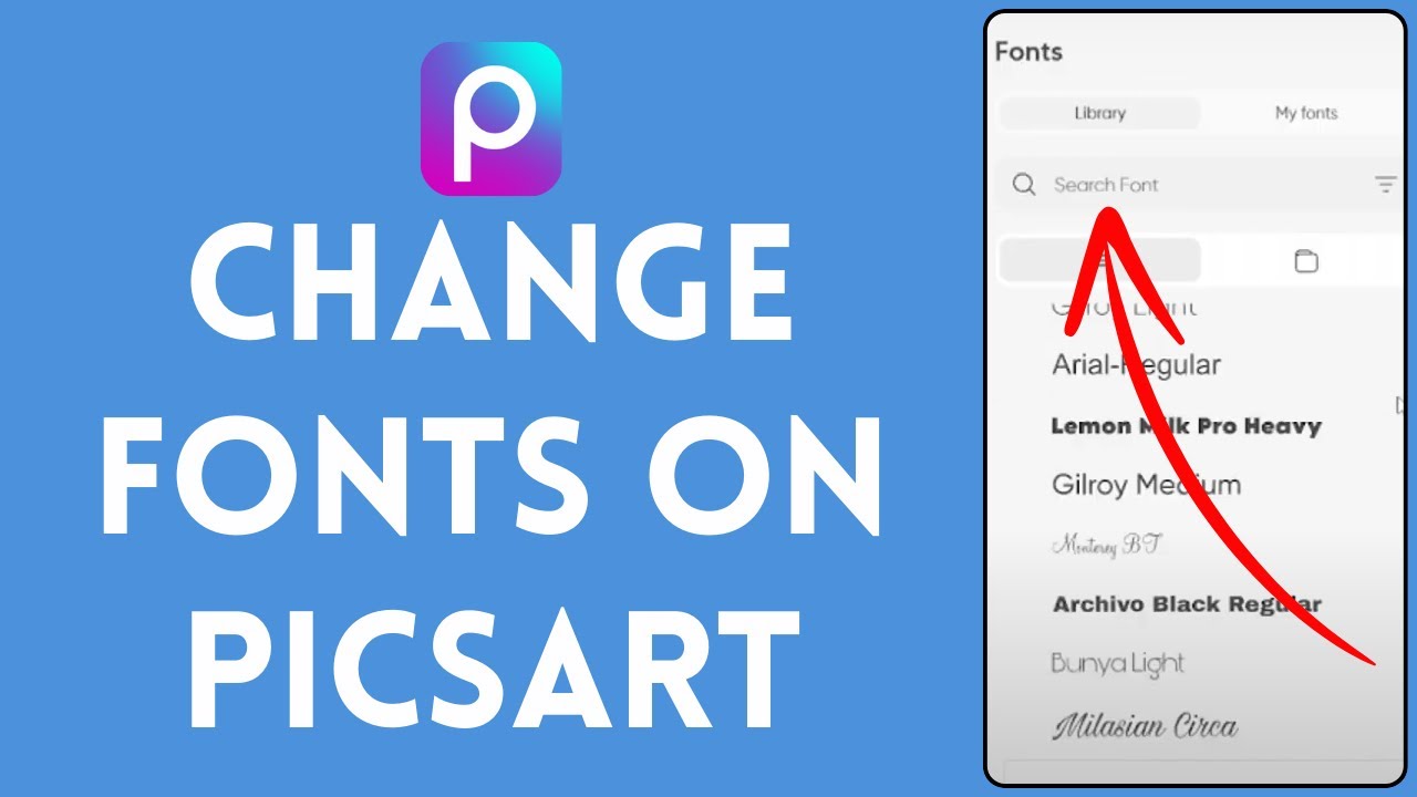 How to Change Fonts on Picsart 2024 | Edit Fonts in Picsart - YouTube