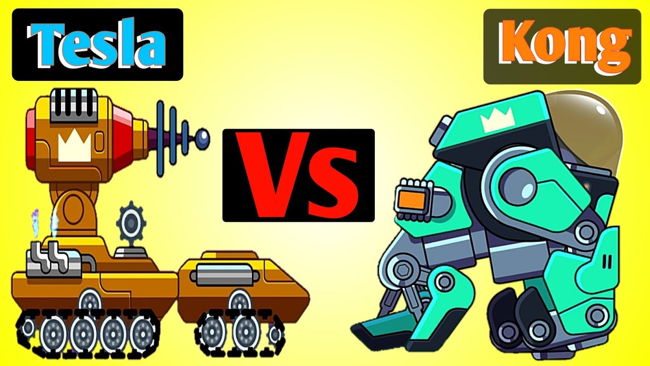 Tank Tesla Vs Tank Cong Who Is The Best Tank In Hills Of Steel - YouTube