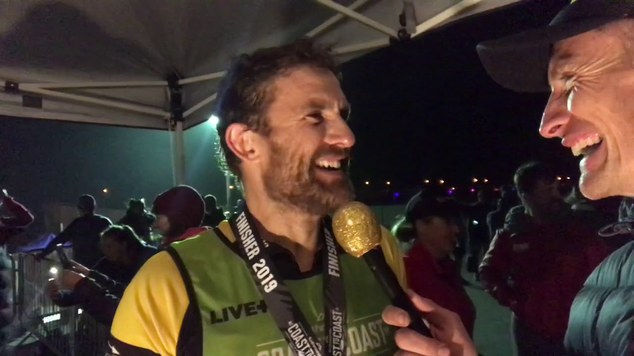 The longest day finish line with Robin Edgecliffe-Johnson - YouTube