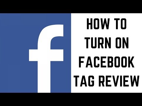 How to Turn On Facebook Tag Review - YouTube