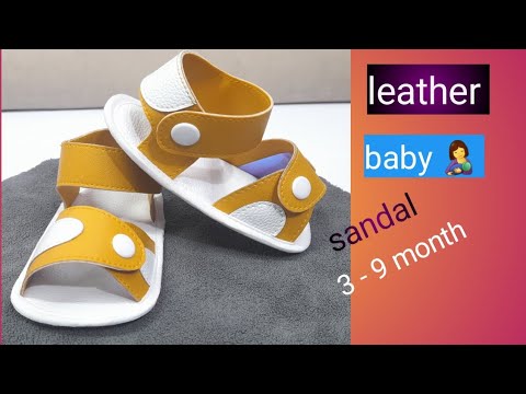 making soft leather baby sandal | free pattern ( vir sewing tutorial ...