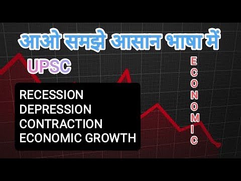 RECESSION VS DEPRESSION VS CONTRACTION VSECONOMIC GROWTH - YouTube