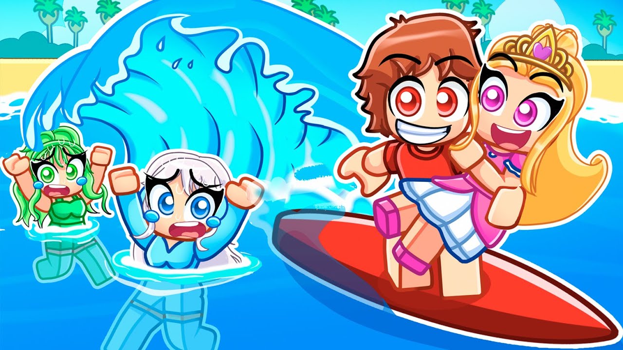 Techy Plays Swim To Save Princess With MY CRAZY FAN GIRLS... - YouTube