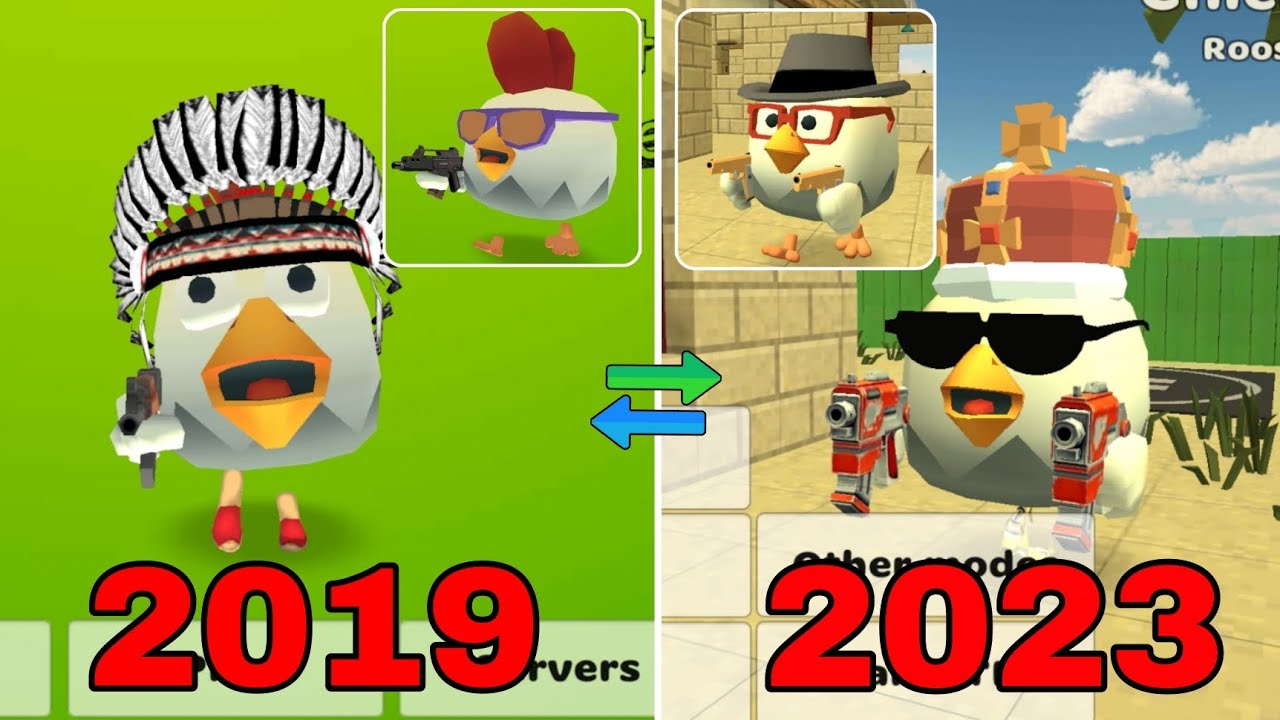 Chicken Gun Old Version VS Latest Version 2019-2023 - YouTube