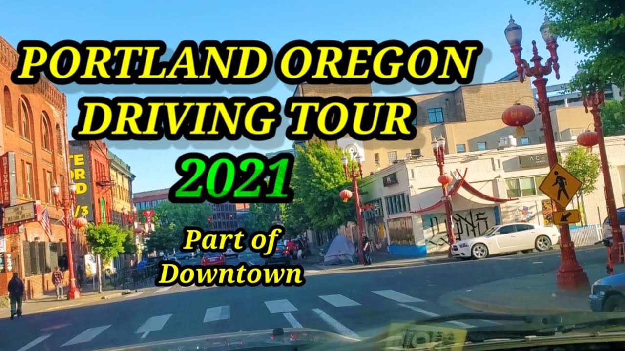 PORTLAND OREGON- DRIVING TOUR PART OF DOWNTOWN - NOB HILL & PEARL ...