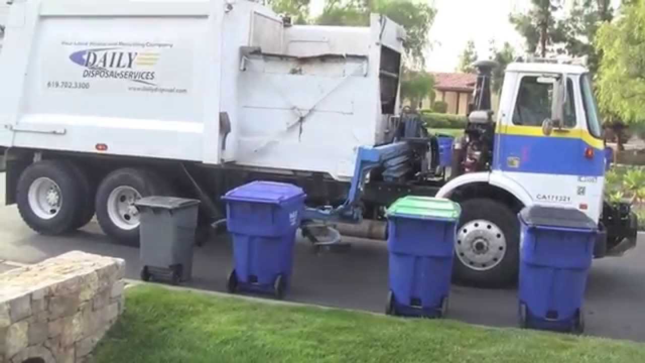 Daily Disposal Recycling Collection - YouTube