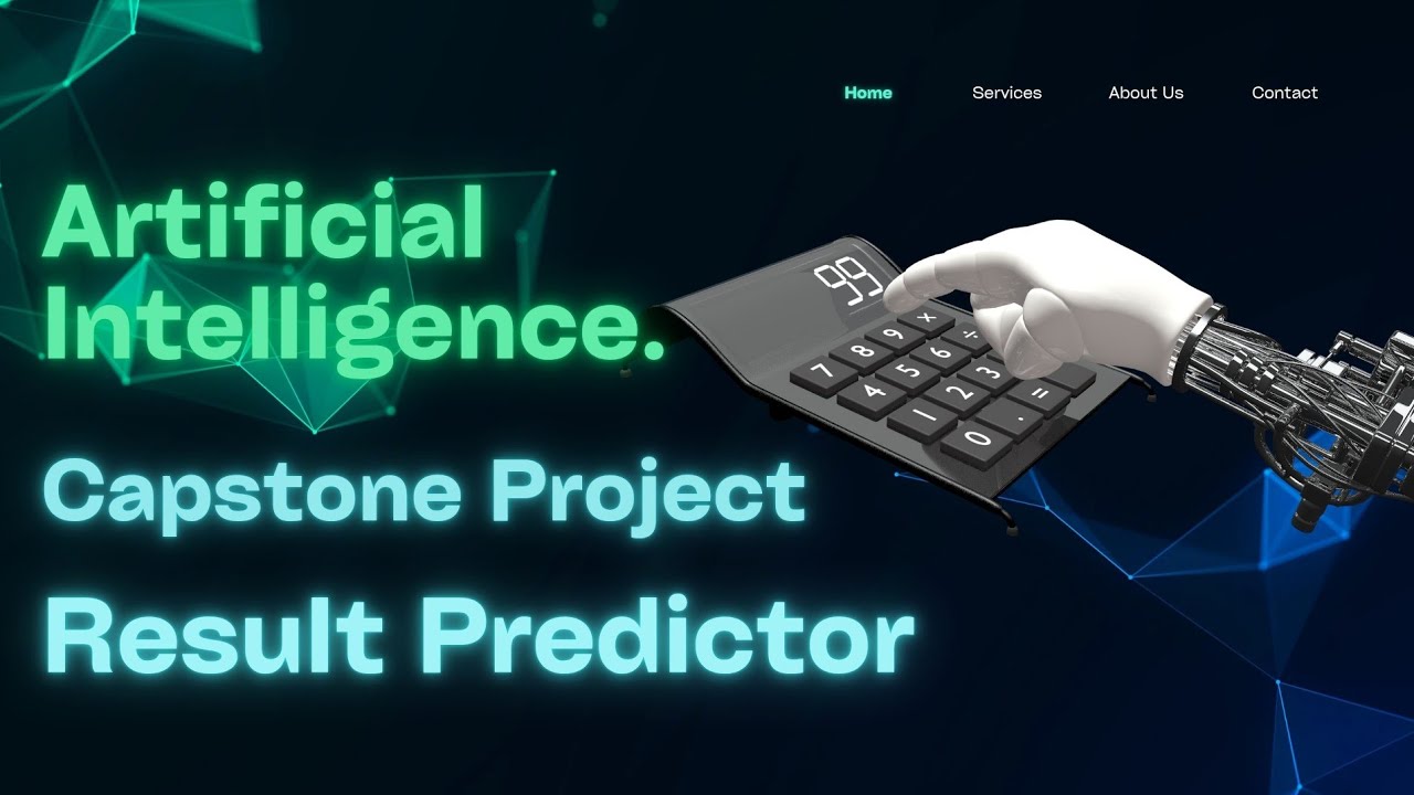 Artificial intelligence Capstone Project Class 12th on the topic ...