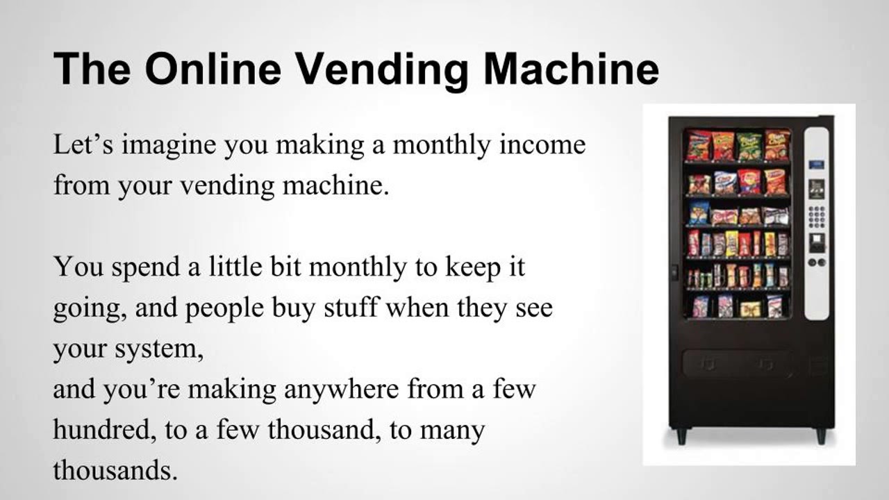 The Online Vending Machine (Unlisted) - YouTube