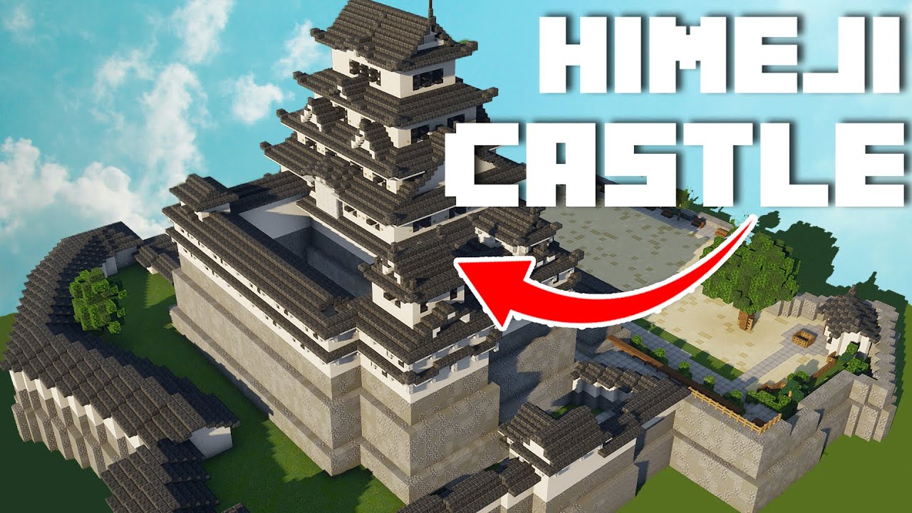 I built this JAPANESE CASTLE in Minecraft! - YouTube