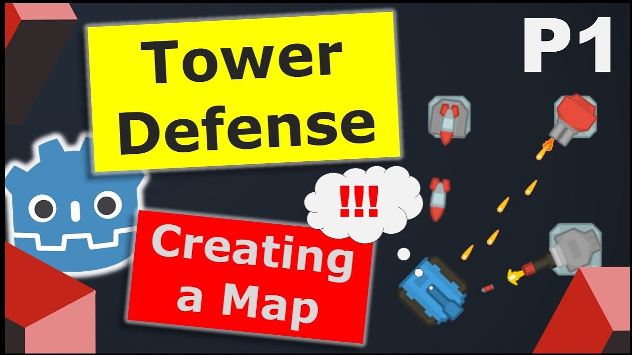 Make a Tower Defense Game in Godot | Part 1 - Creating the Map - YouTube