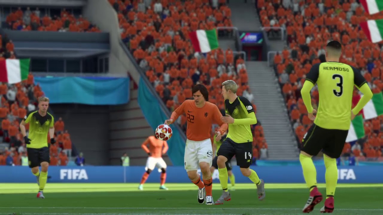 FIFA 19 Cruyff 95 goal - YouTube