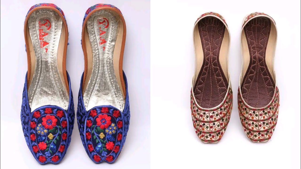 Most wearing and demanding beautiful embroidered multani khussa designs ...