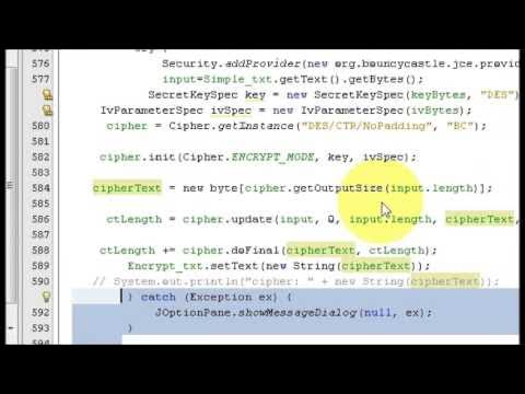 Java prog#130. How to encrypt and decrypt data in Java Part 2 - YouTube