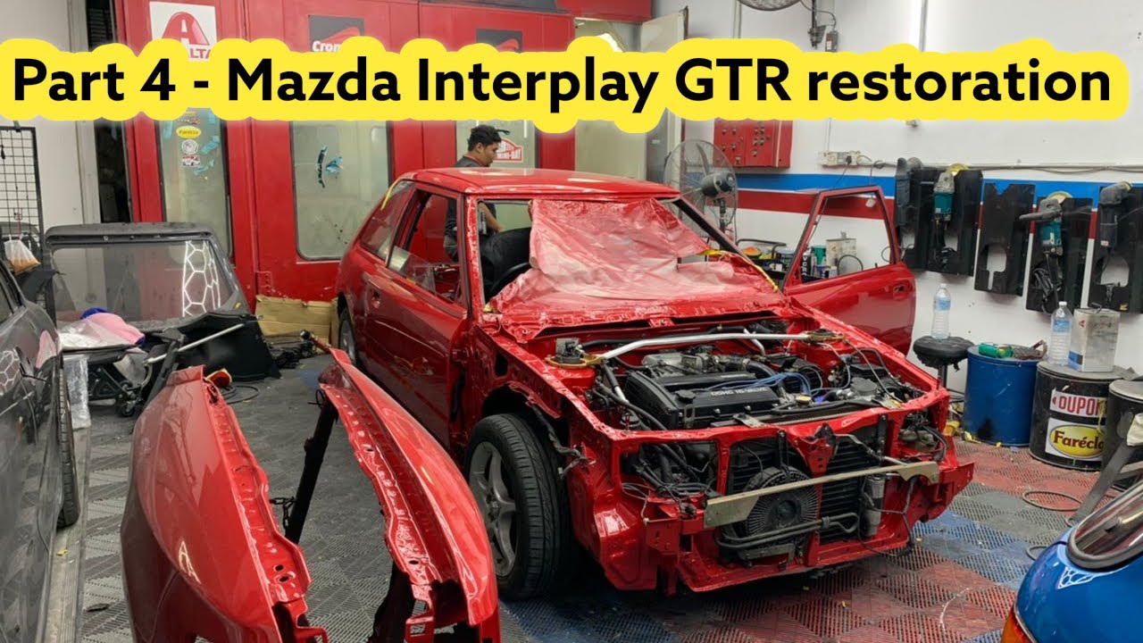 Mazda Interplay GTR with Mazdaspeed aerokit type - B (RARE KITS) - YouTube