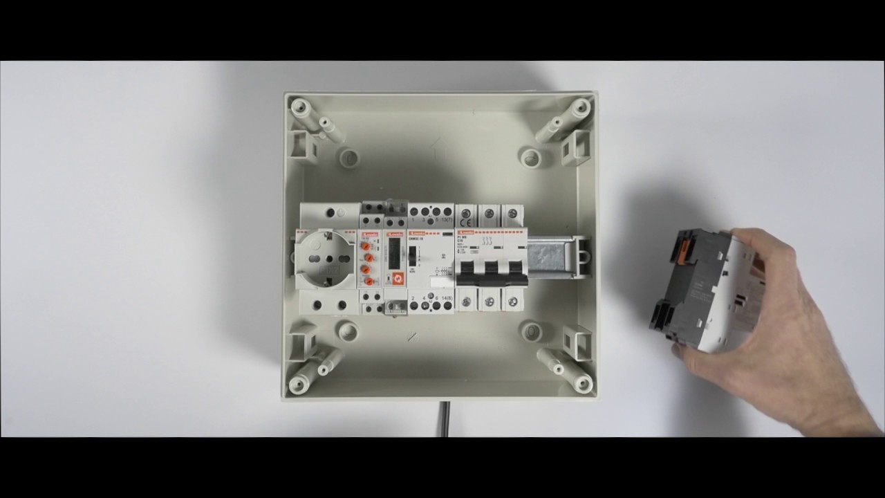 5. Mounting in modular boxes - SM... Motor protection circuit breakers ...