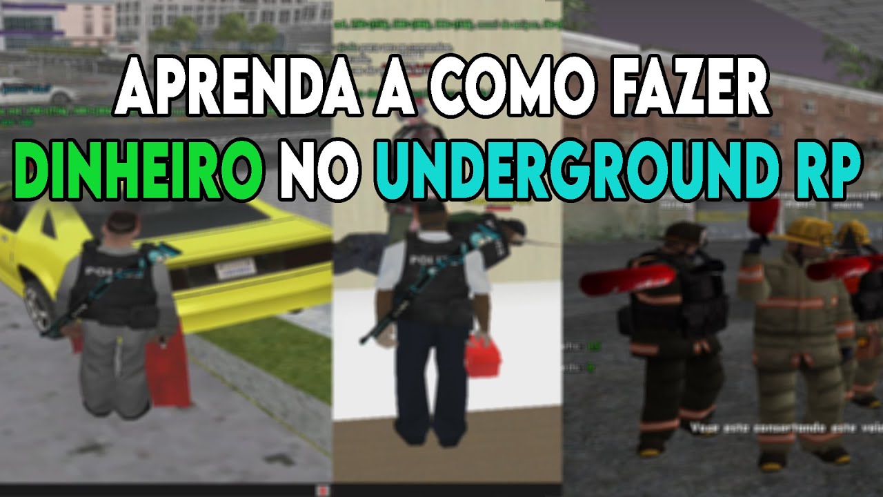 Dicas de como fazer dinheiro no Underground RP - YouTube