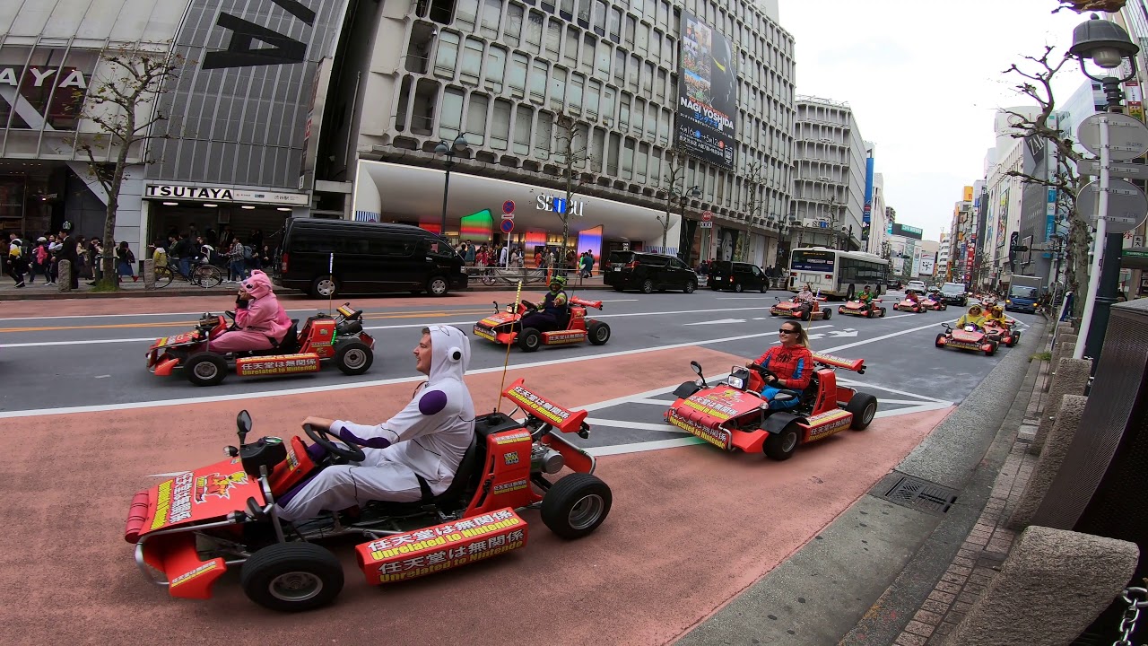 Karts at Shibuya Crossing, Tokyo [4K] - YouTube