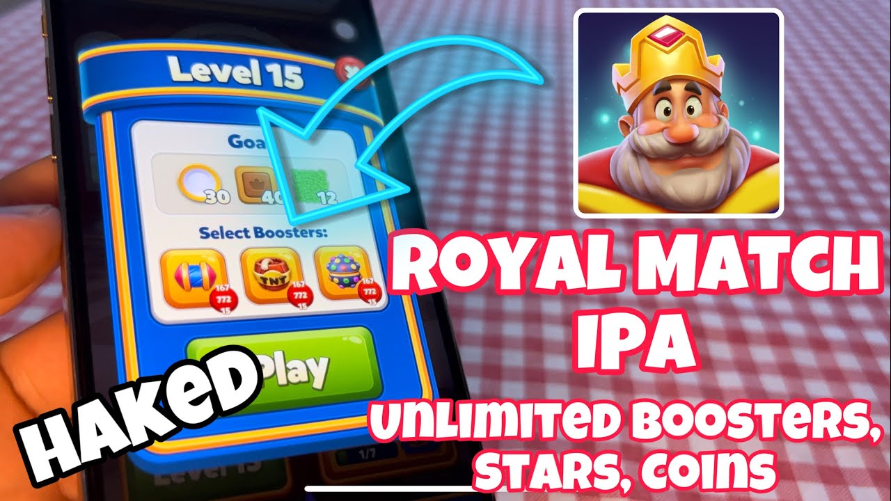 Royal Match IPA (Unlimited/Boosters/Stars/Coins) Royal Match Gameplay ...