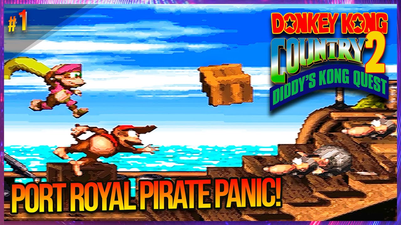 Donkey Kong Country 2: Diddy's Kong Quest (SNES Gameplay, Stage 1) ㅡ ...